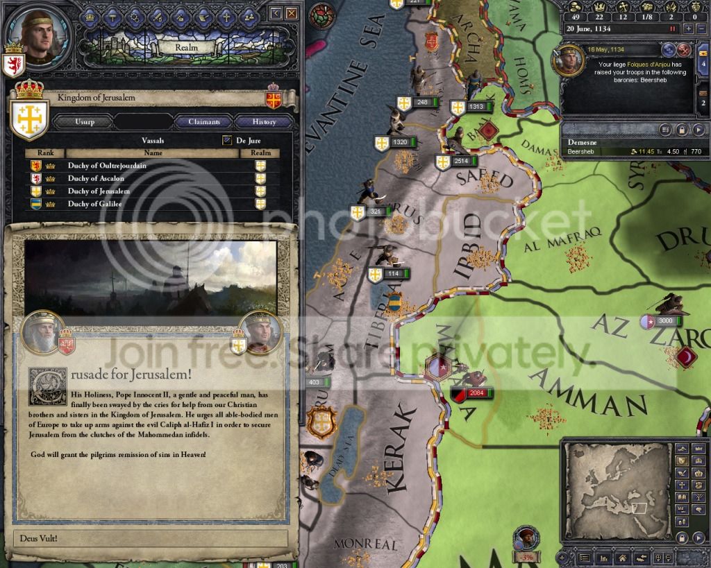 Arise, a Knight of Ibelin - House of Ibelin AAR | Paradox Interactive ...
